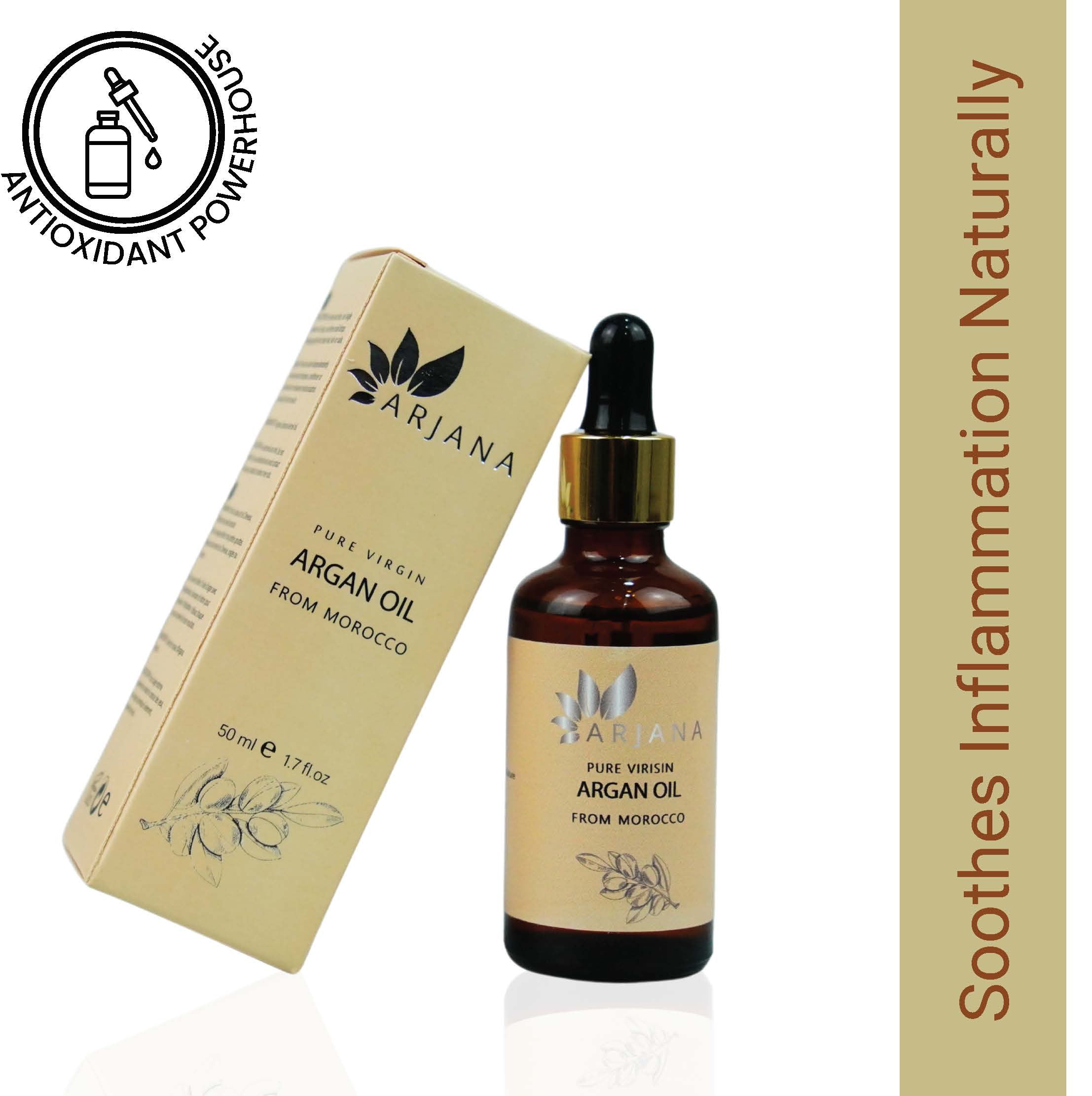 100% Pure Virgin Moroccan Argan Oil - Arjana Beauty